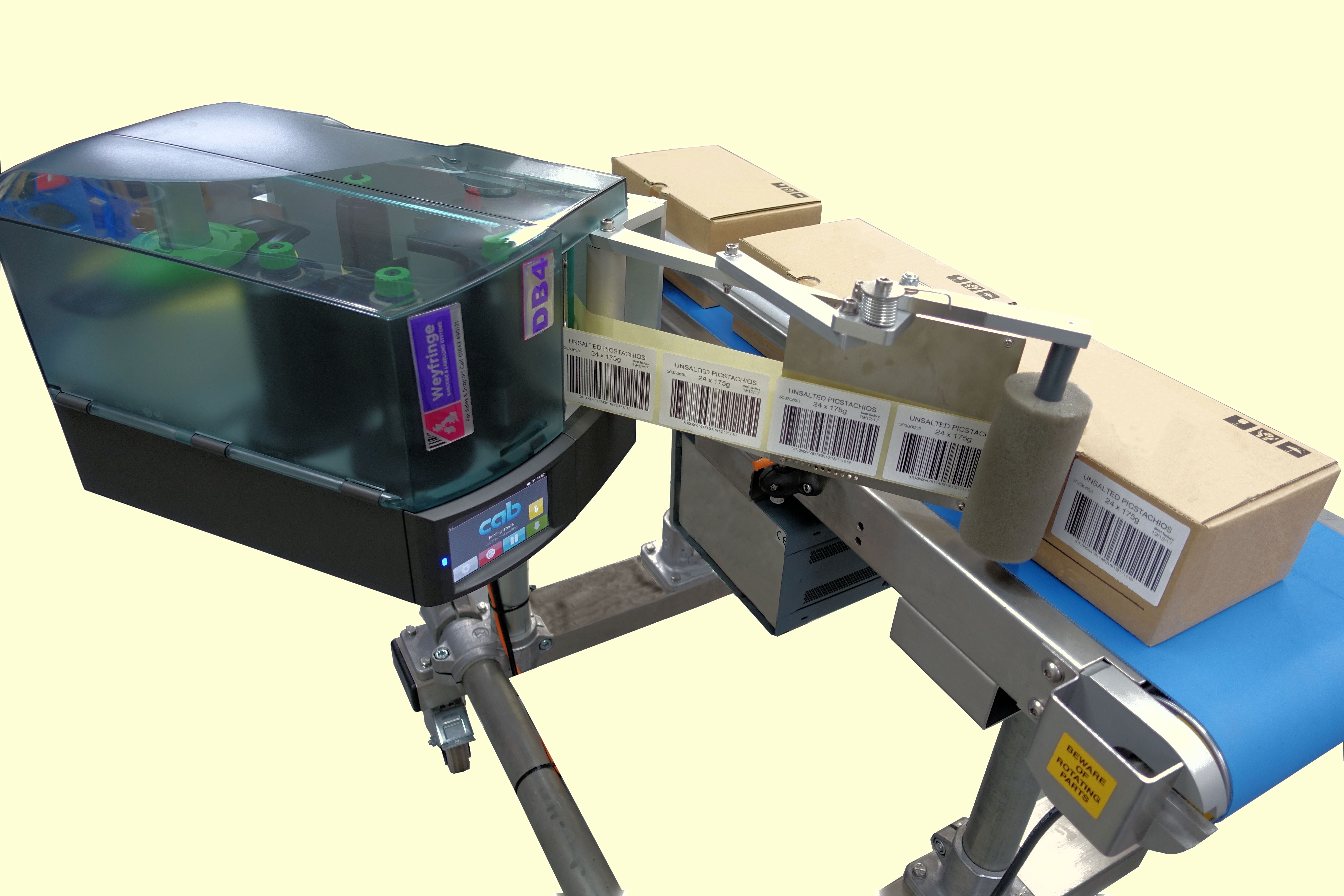 DB4 print & apply | Weyfringe Barcode and Labelling Systems DB4 print & apply | Weyfringe Barcode and Labelling Systems